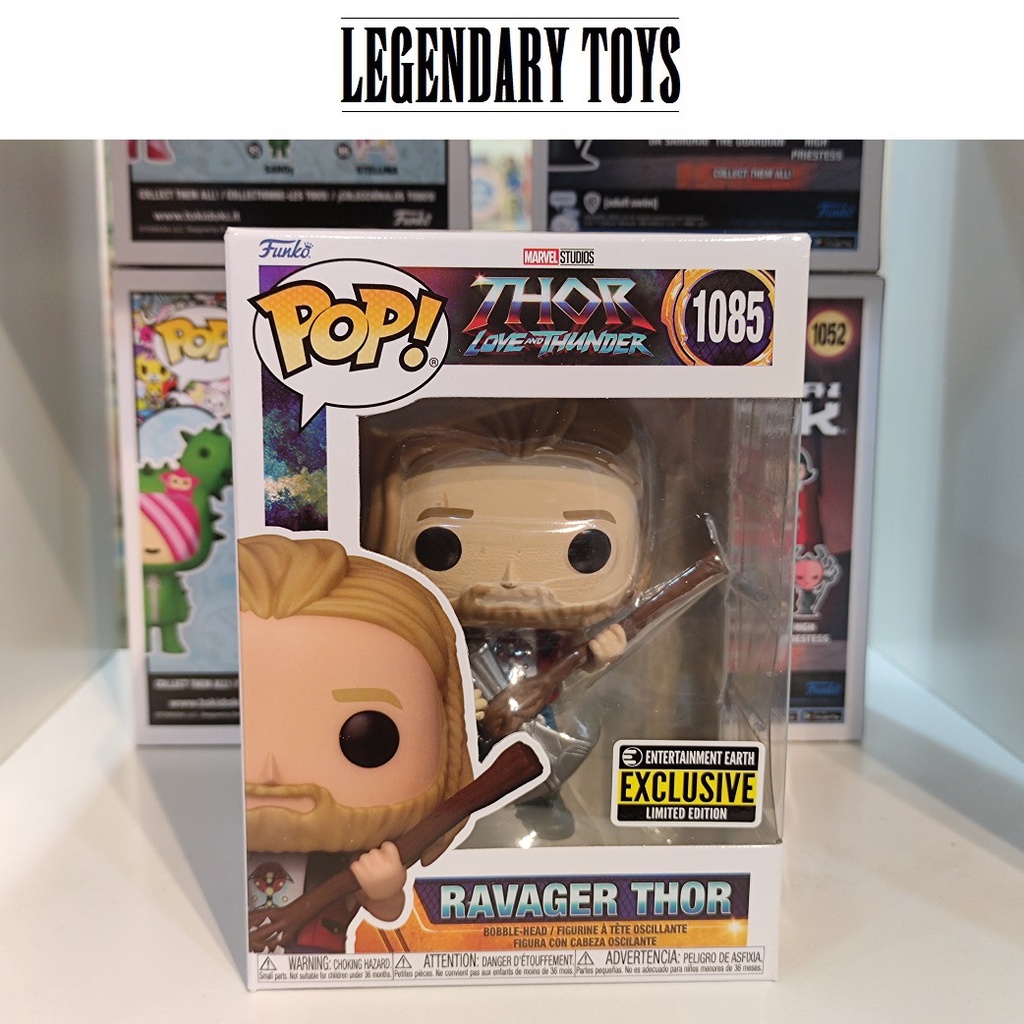 Funko Pop! Marvel #1085 Thor Love and Thunder Ravager Thor ...