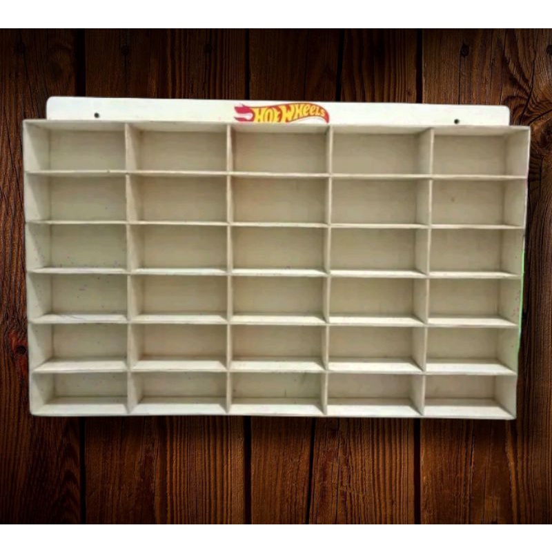 Hot Wheels Rack Diecast Rack 30 Slots Hot Wheels display 30 | Shopee ...