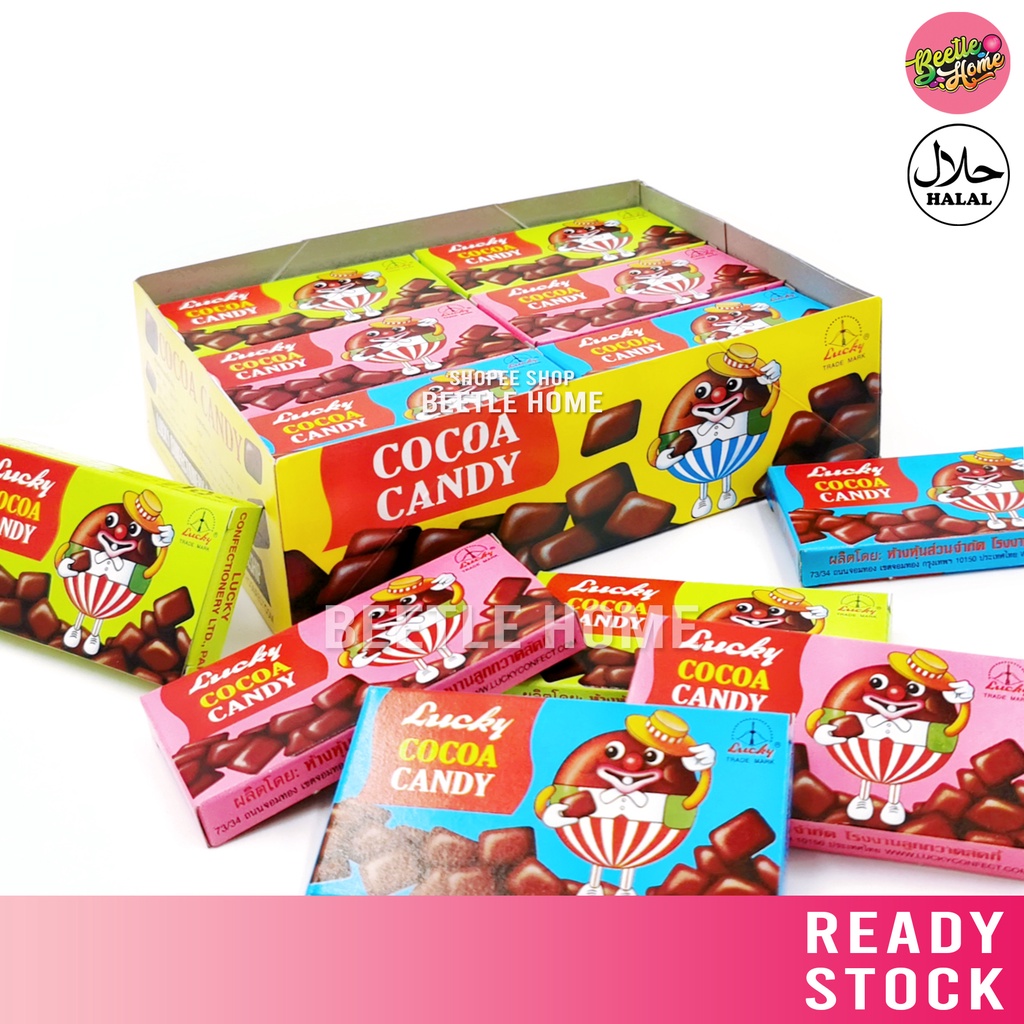【Borong RM 7.2】Lucky Cocoa Candy 30pcs Oldtime Chocolate Snack Coklat ...