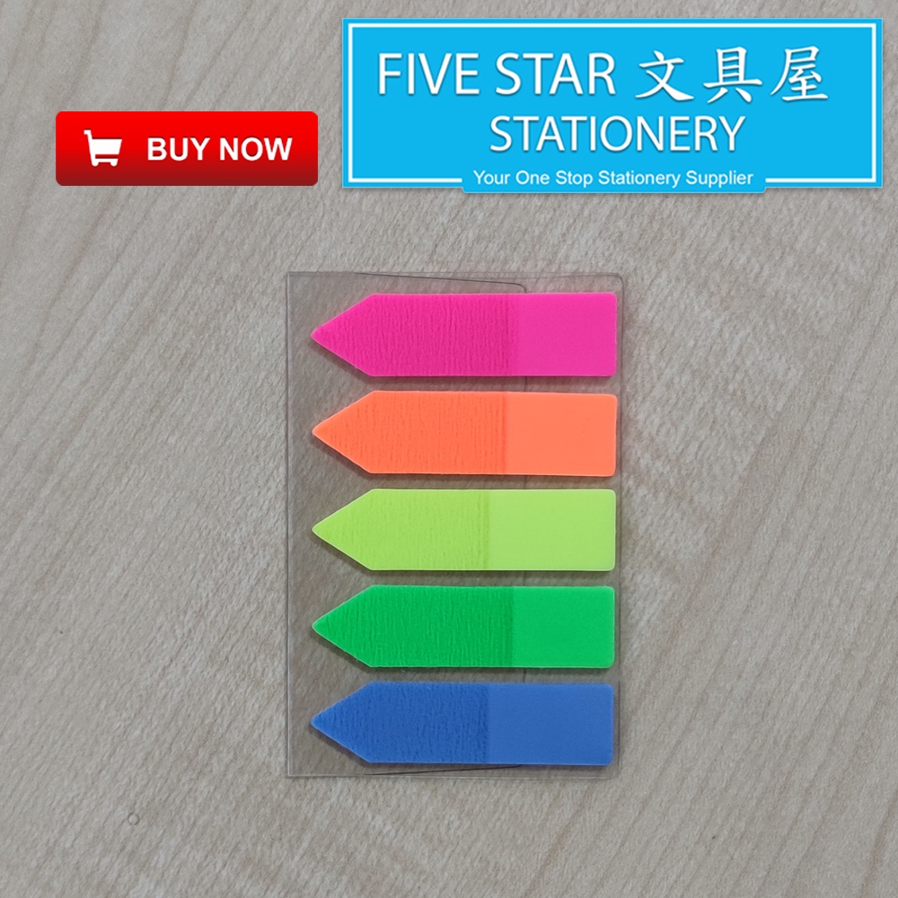 fivestar2u 5 Arrow Pet Memo Sticky Note Stick On Note Memo | Shopee ...