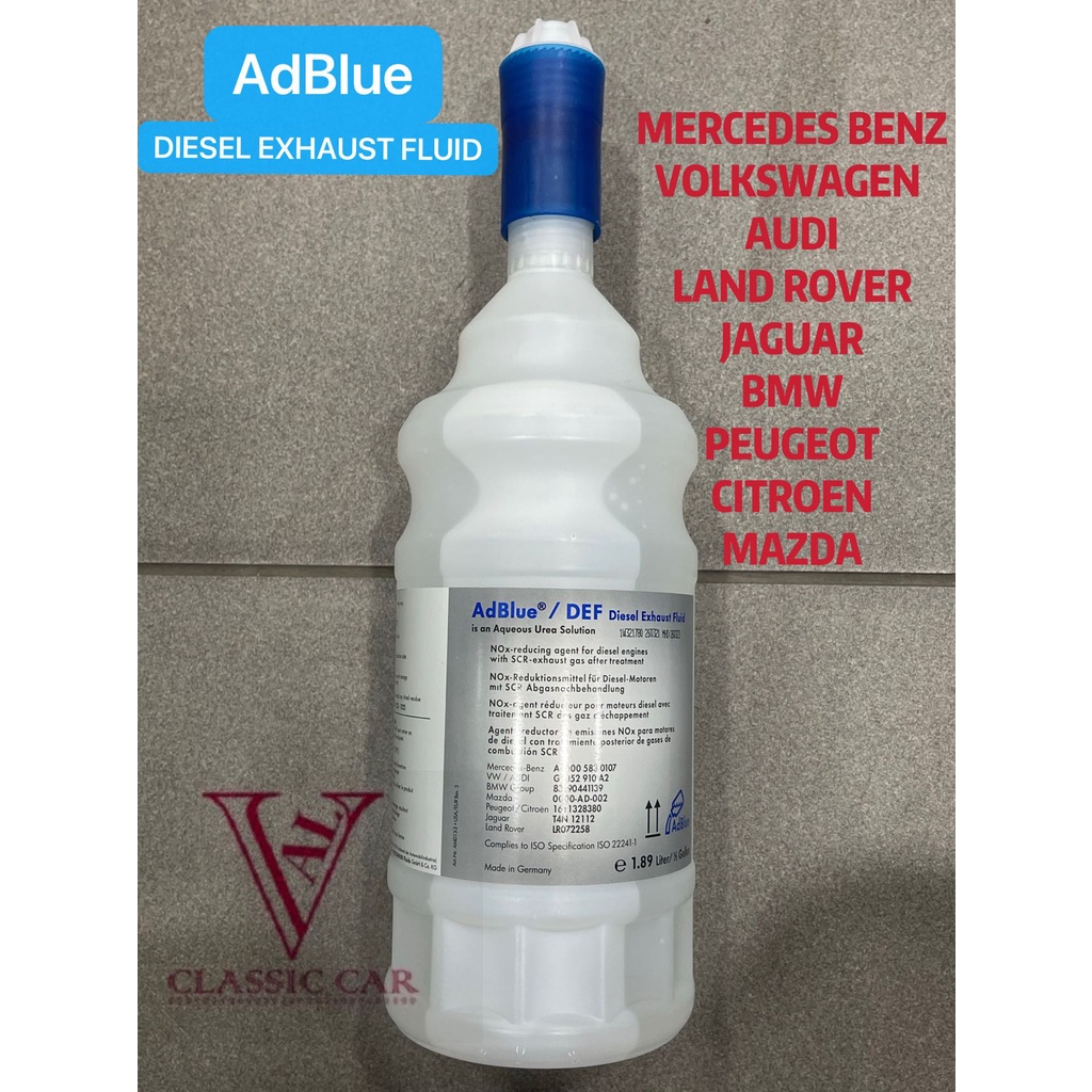 ( 100% ORIGINAL ) LAND ROVER JAGUAR MERCEDES BENZ ADBLUE DIESEL EXHAUST ...