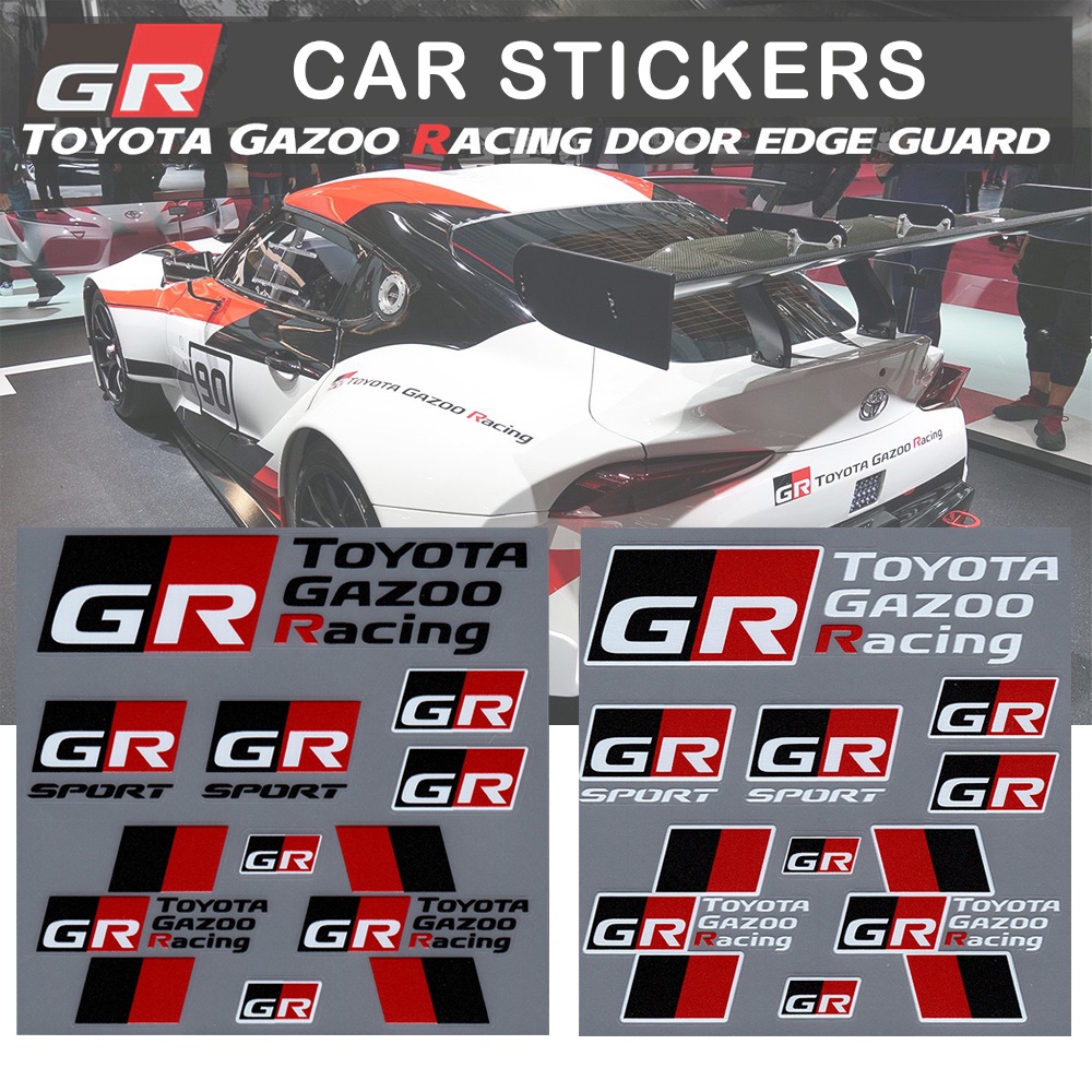 PU 3D GR Toyota Modified GAZOO RACING Car Stickers Interior Automobile ...