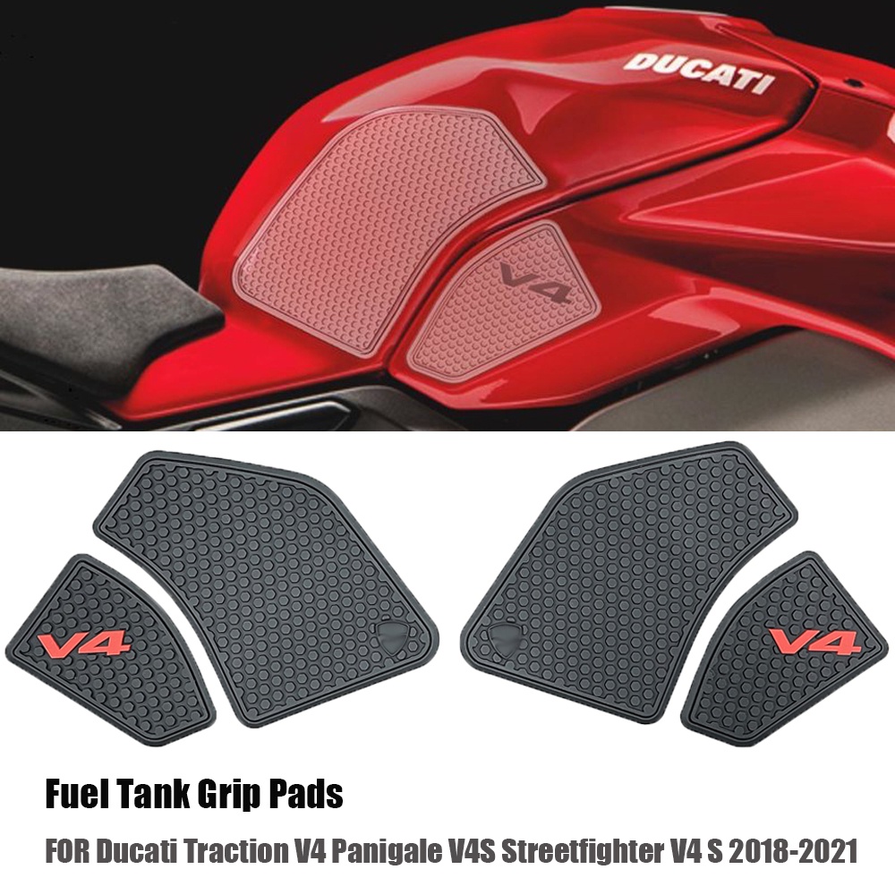 FOR Ducati Fuel Tank Grip Pads Knee Traction V4 Panigale V4S ...