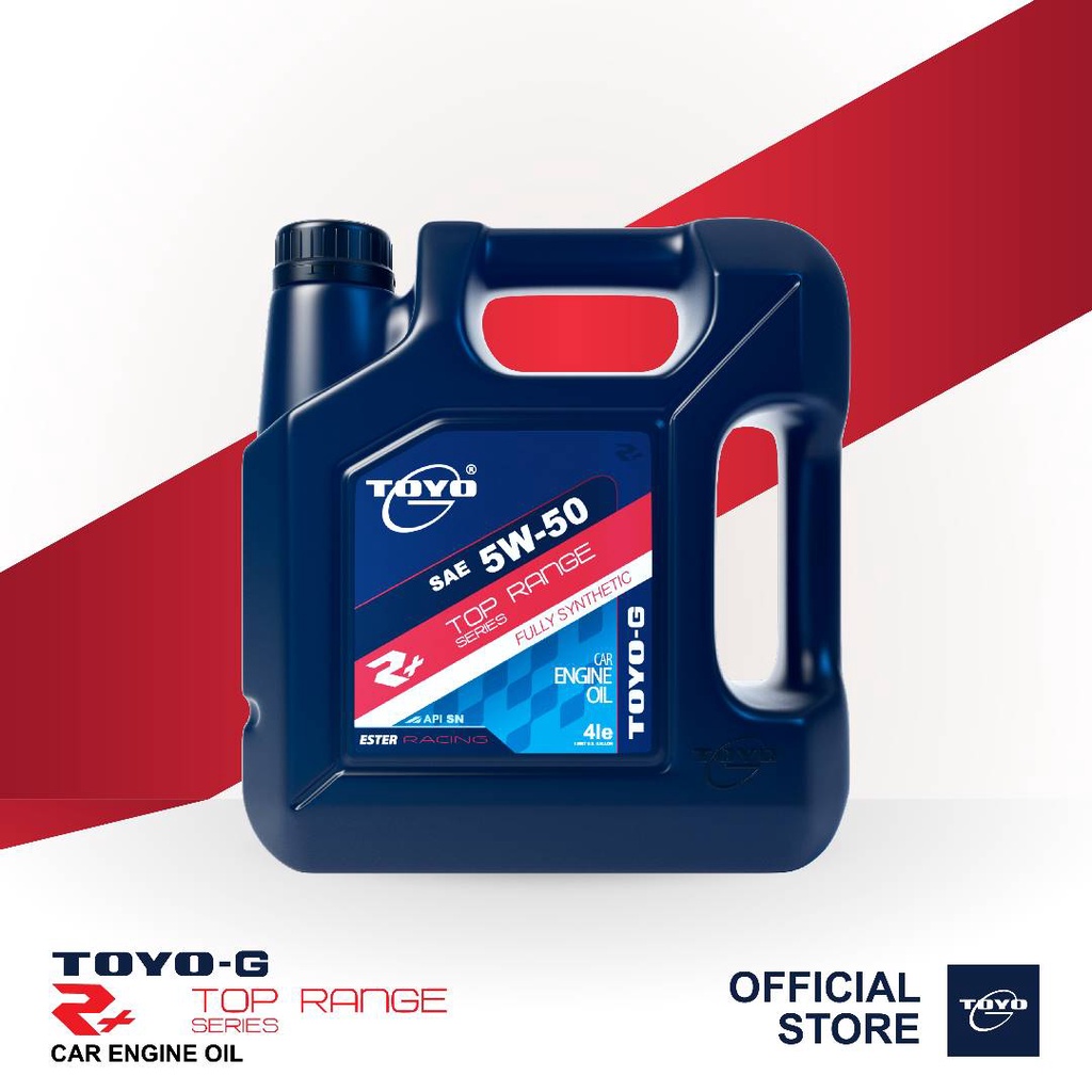 TOYO-G Top Range R+ 5W-50 RACING CAR ENGINE OIL (RVEO) Fully Synthetic ...