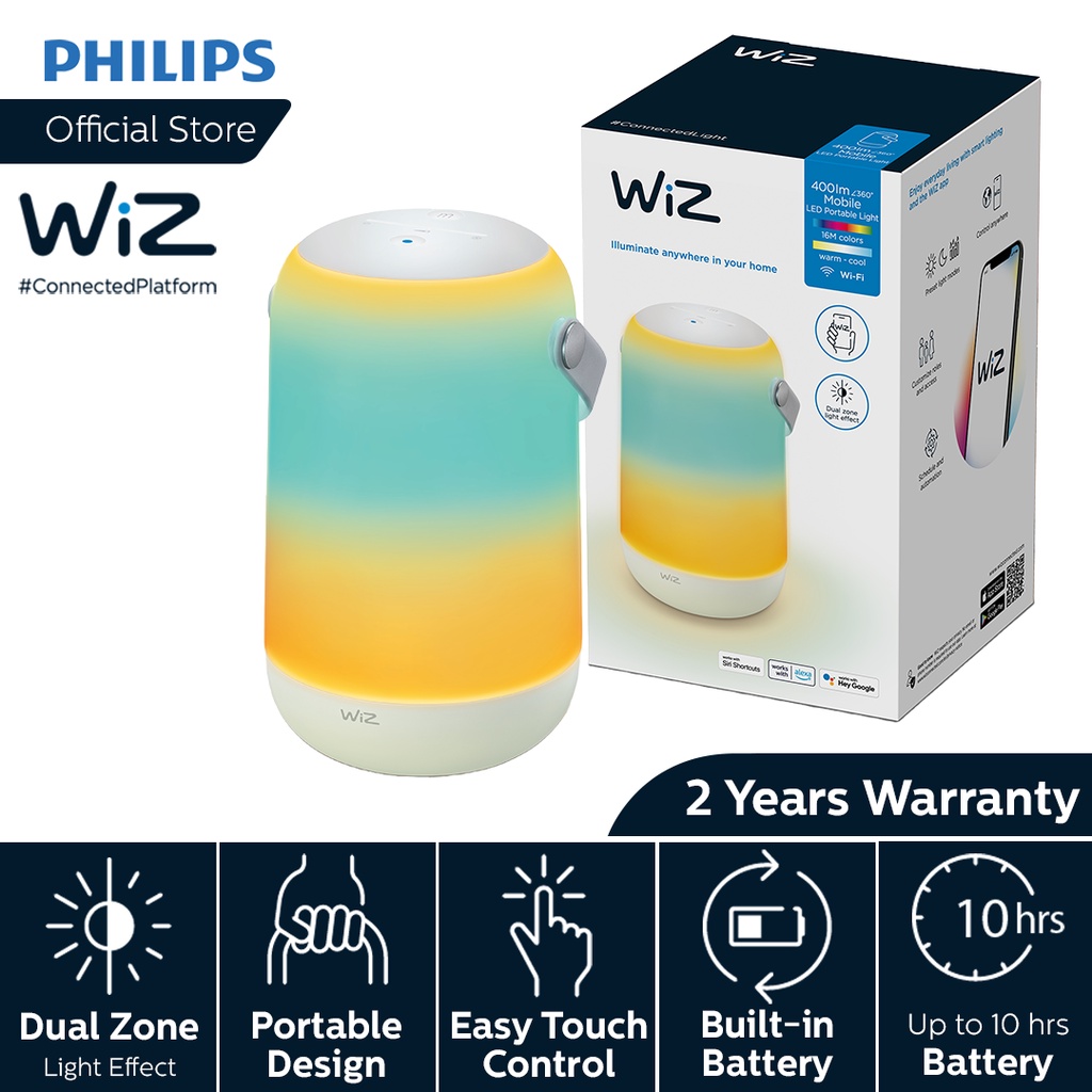 WiZ Wireless Mobile Carry Table Lamp | Shopee Malaysia