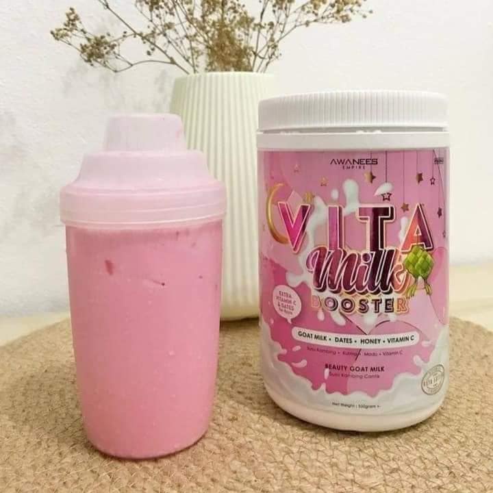 [100% ORIGINAL] Vitamilk Booster Perisa Strawberi 550gm/Minuman Viral ...