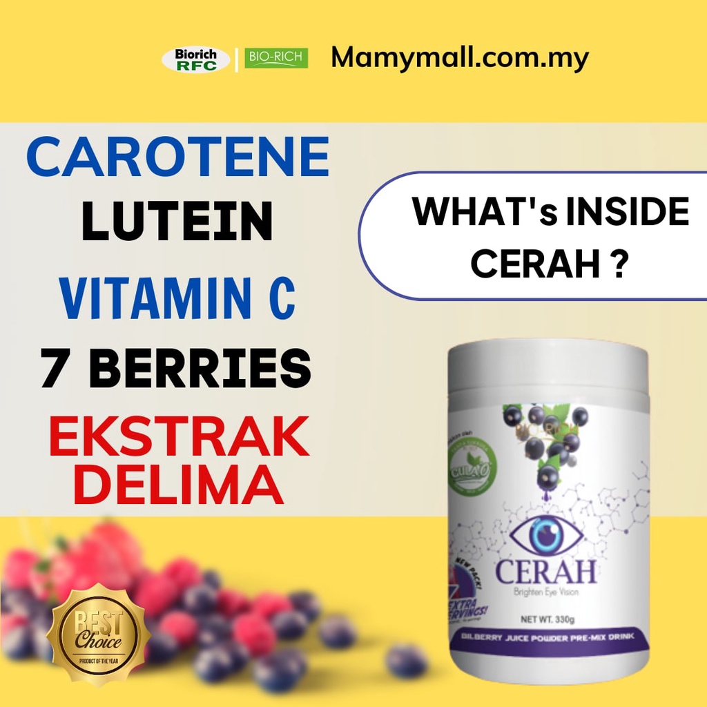 [READY STOCK] Jus Pencerah Mata Dengan 7 Jenis Buah Berry Anti Silau ...