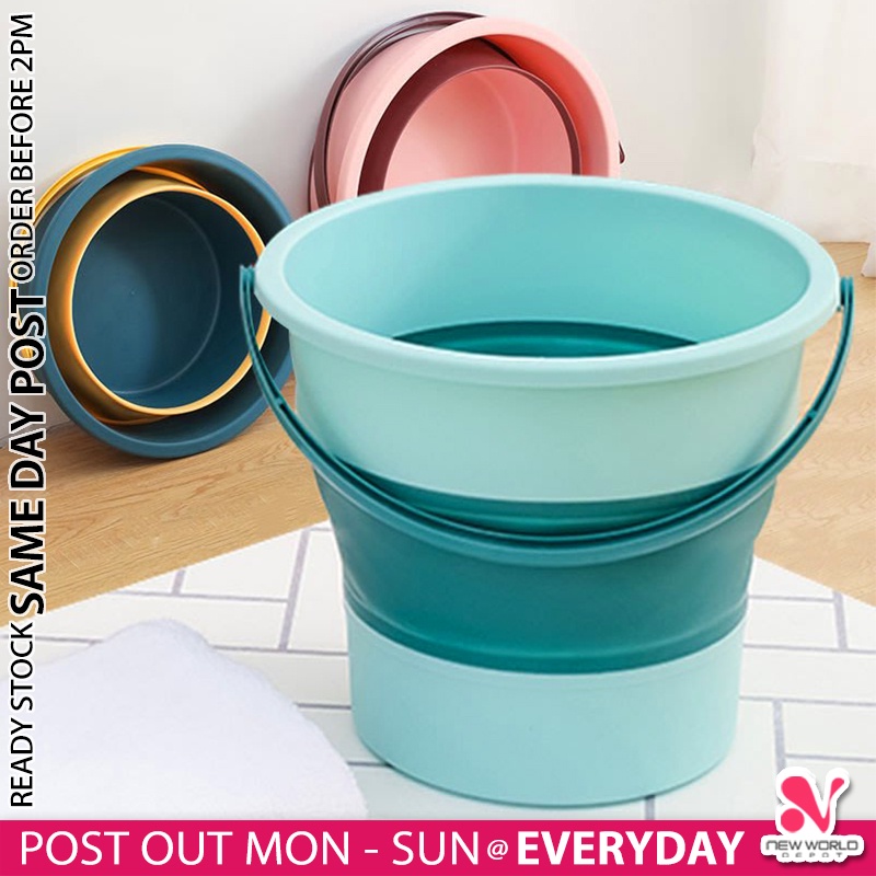 𝗨𝗡𝗜𝗤𝗨𝗘 𝗣𝗢𝗣 𝗨𝗣 》Collapsible Water Bucket Multifunction Portable Camping ...