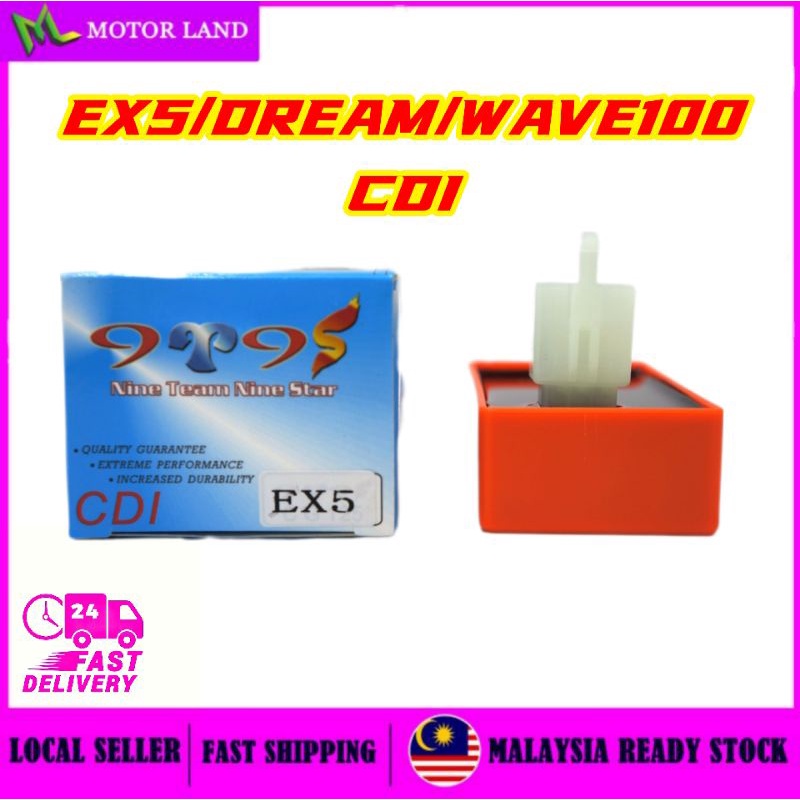 HONDA EX5 DREAM WAVE WAVE100 WAVE 100 EX5DREAM RACING CDI UNIT PLUG AND ...