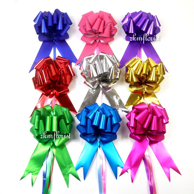 (20PCS) 8007 Pull Ribbon Reben Riben Gift Organza Flower Bouquet Happy ...