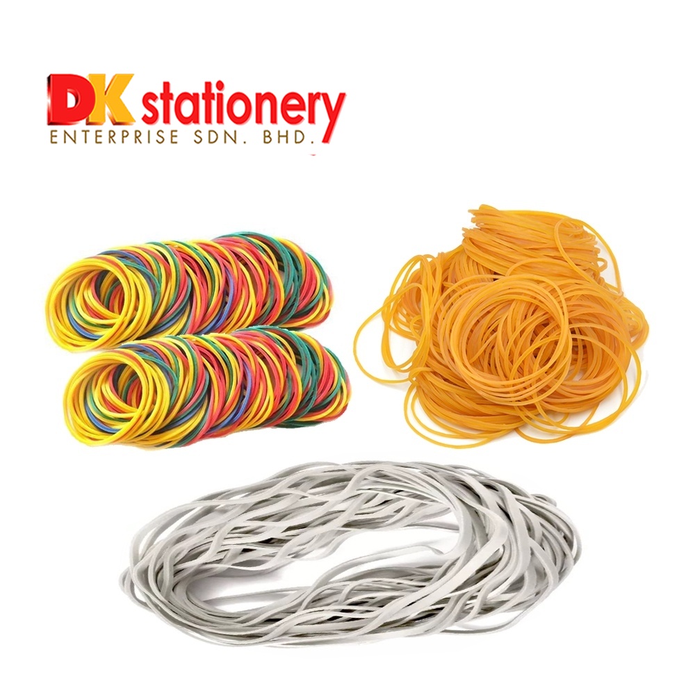 Getah Ikat Tahan Lasak l Rubber Bands | Color / White / Brown | Strong ...