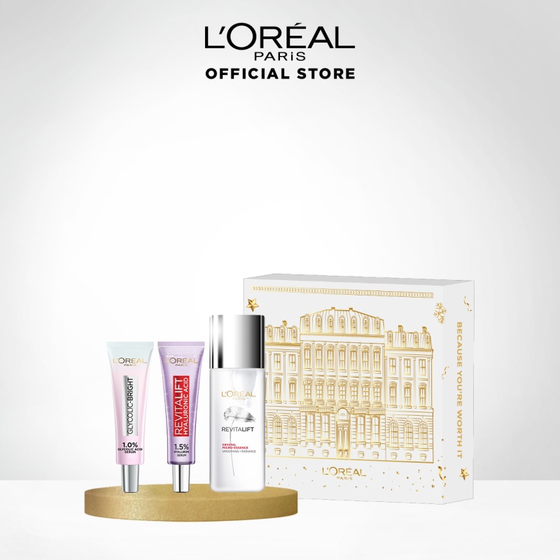 [GWP - NOT FOR SALE] L'Oreal Paris 3 Piece Mini Serum/Essence Set ...