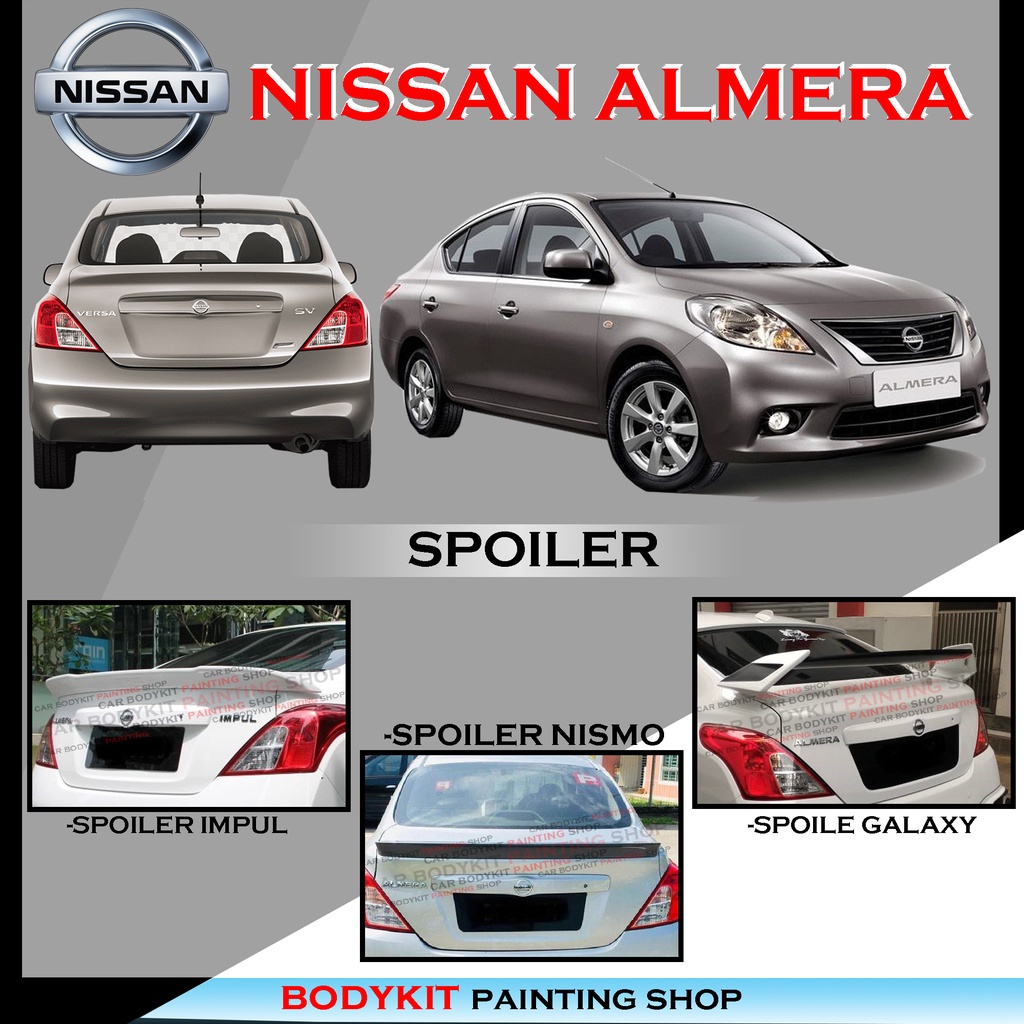 NISSAN ALMERA 2013 2014 2015 2016 NISMO,IMPUL,GALAXY STYLE REAR TRUNK ...