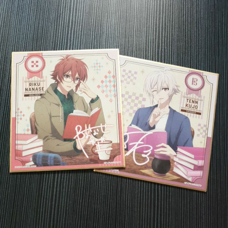 Idolish7 Official Shikishi Illustration Art board Riku Nanase Tenn Kujo ...