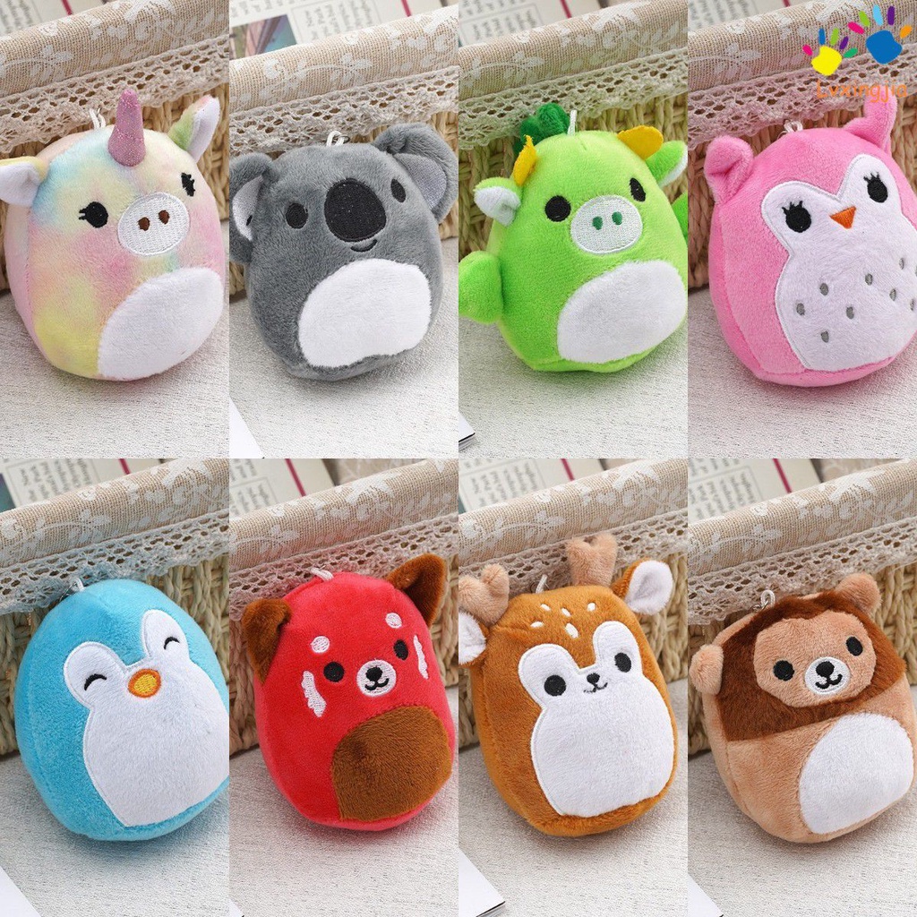 Squishmallow Axolotl Plush Toy Kawaii Koala Unicorn Bear Deer Stuffed ...