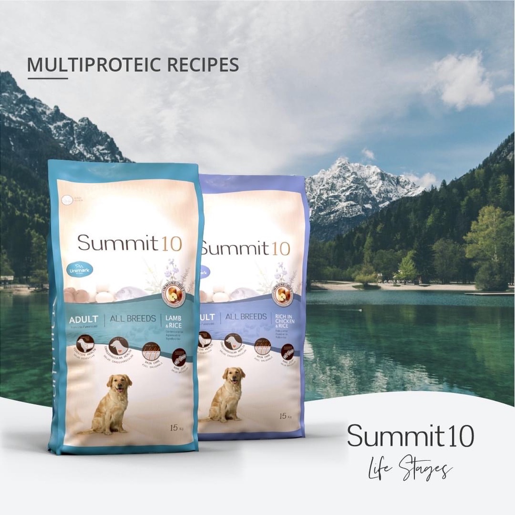 Summit 10 Adult All Breeds Dog Food 15kg | Shopee Malaysia