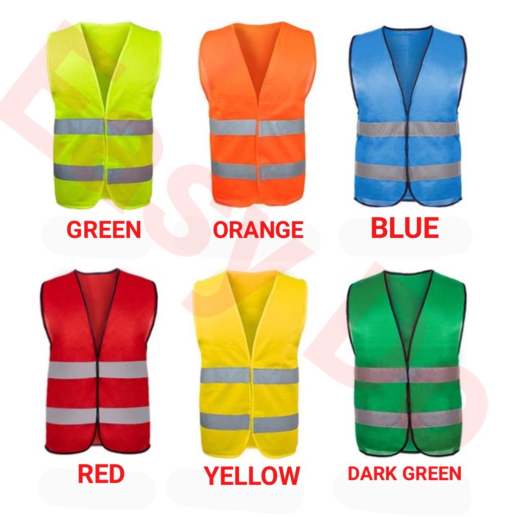 SAFETY VEST REFLECTIVE VEST HIGH VISIBILITY VEST SECURITY VEST PREMIUM ...