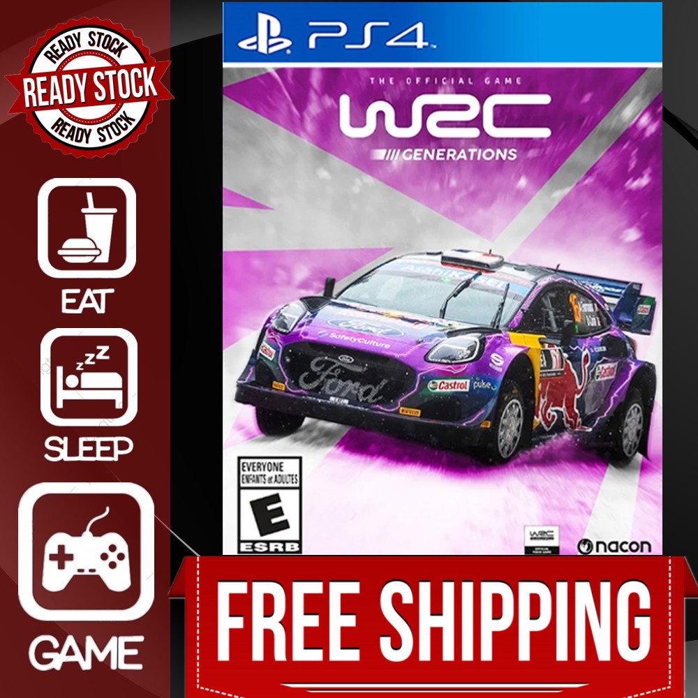 PS4 WRC Generations (English&Chinese*Disc*New Seal) 世界越野冠軍賽 中英文版 ...