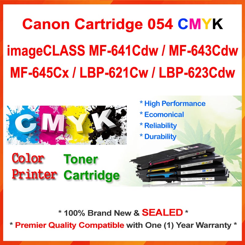 Qi Canon CRG 054 For MF641 643 645 LBP 621 623 Compatible Color Toner ...