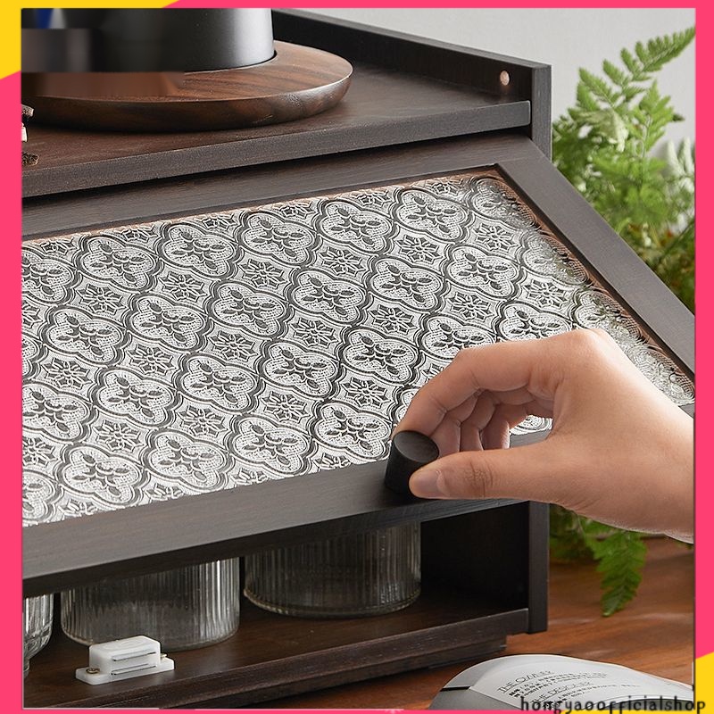 Food side counter tea cabinet cup dust-proof storage kitchen cupboard ...