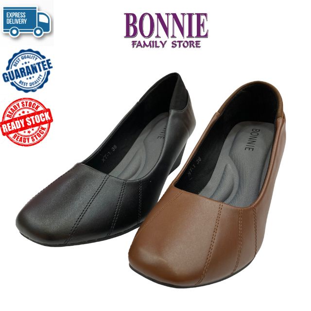 BONNIE Ladies Black Shoe S13003610 RM69.99 | Shopee Malaysia