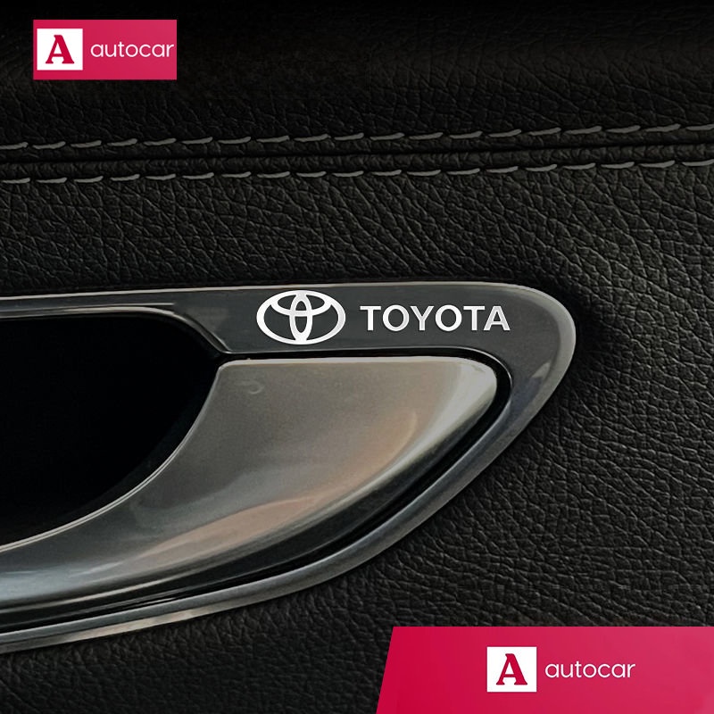 [Wholesale] For Toyota Logo 3D Silver Metal Labels Plated Decorative ...