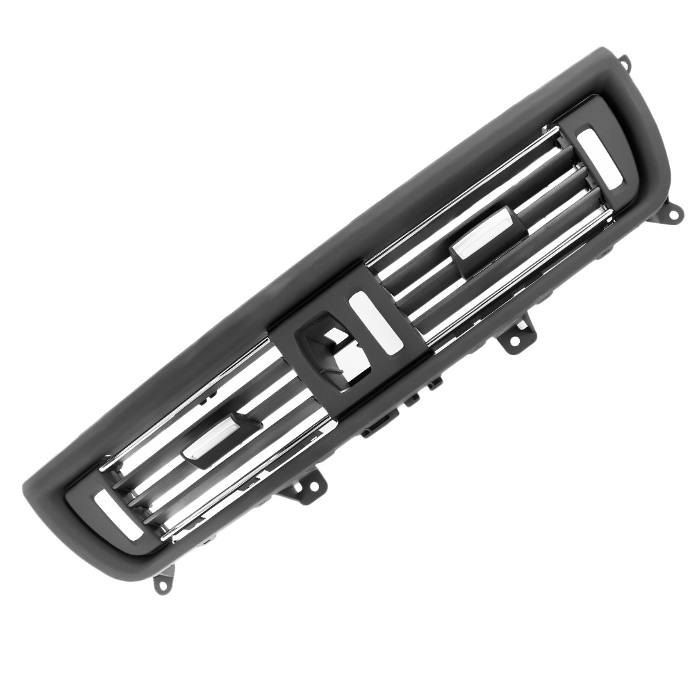 Chrome Car Front Console Center Grill Dash AC Air Heater Vent For BMW ...