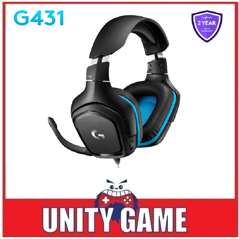 Logitech Surround Sound Gaming Headset G431 | Shopee Malaysia