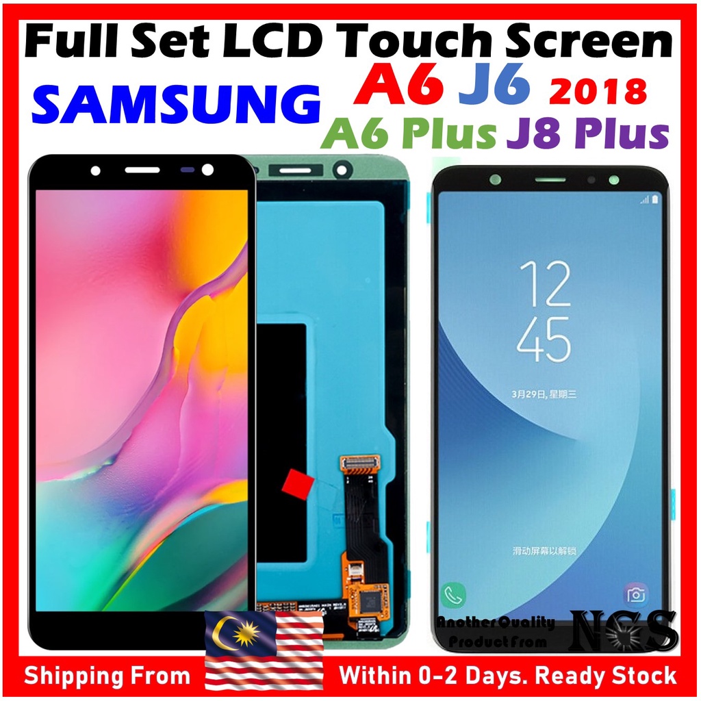 AMOLED Full Set LCD Touch Screen For SAMSUNG Galaxy A6 / SAMSUNG J6 ...