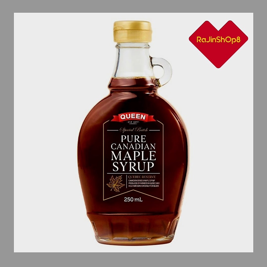 QUEEN Pure Canadian Maple Syrup Grade A , 250ml | Shopee Malaysia