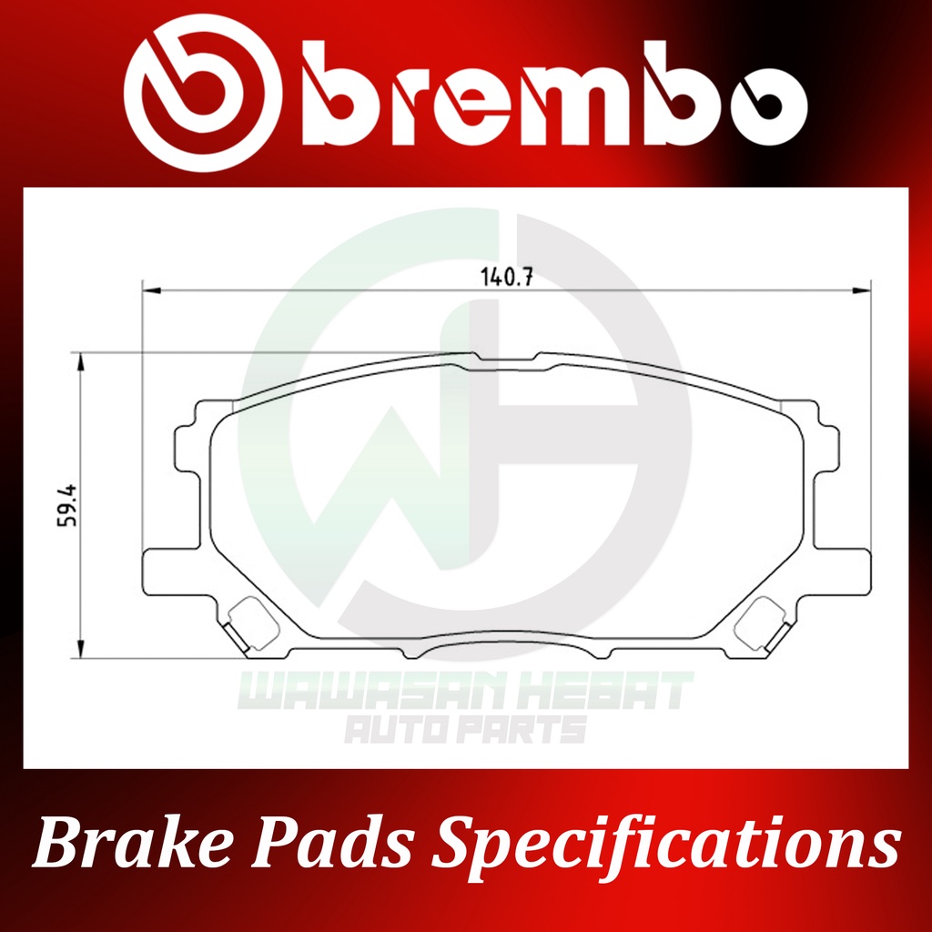 Toyota Harrier ACU30 MCU30 ACU35 MCU35 Front / Rear Disc Brake Pad ...
