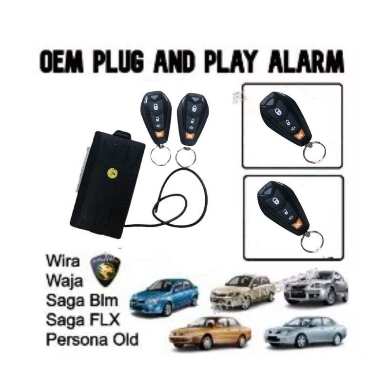 PROTON WAJA,WIRA,PERSONA GEN2,SAGA1,SAGA2 OEM CAR ALARM SECURITY ...