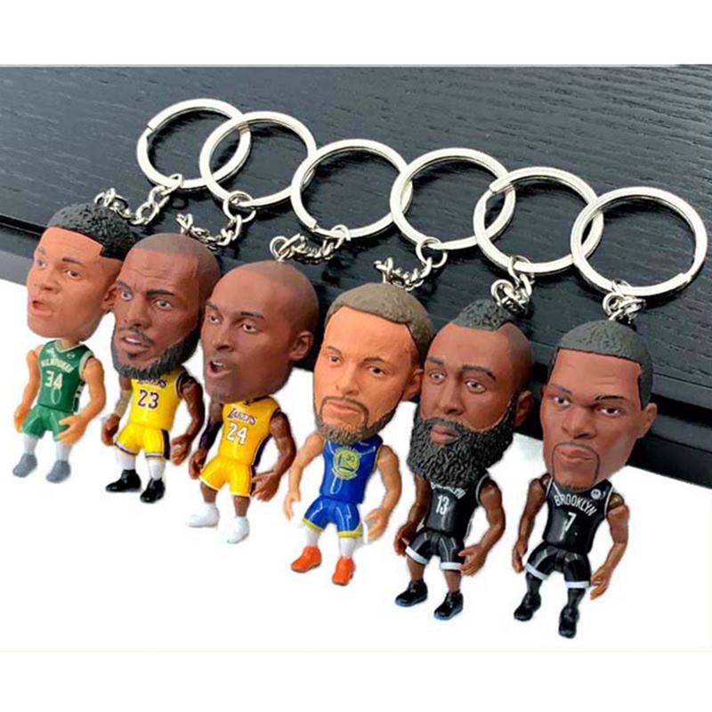 SOCCERWE 7cm basketball dolls James Harden Stephen Curry Kevin Durant ...