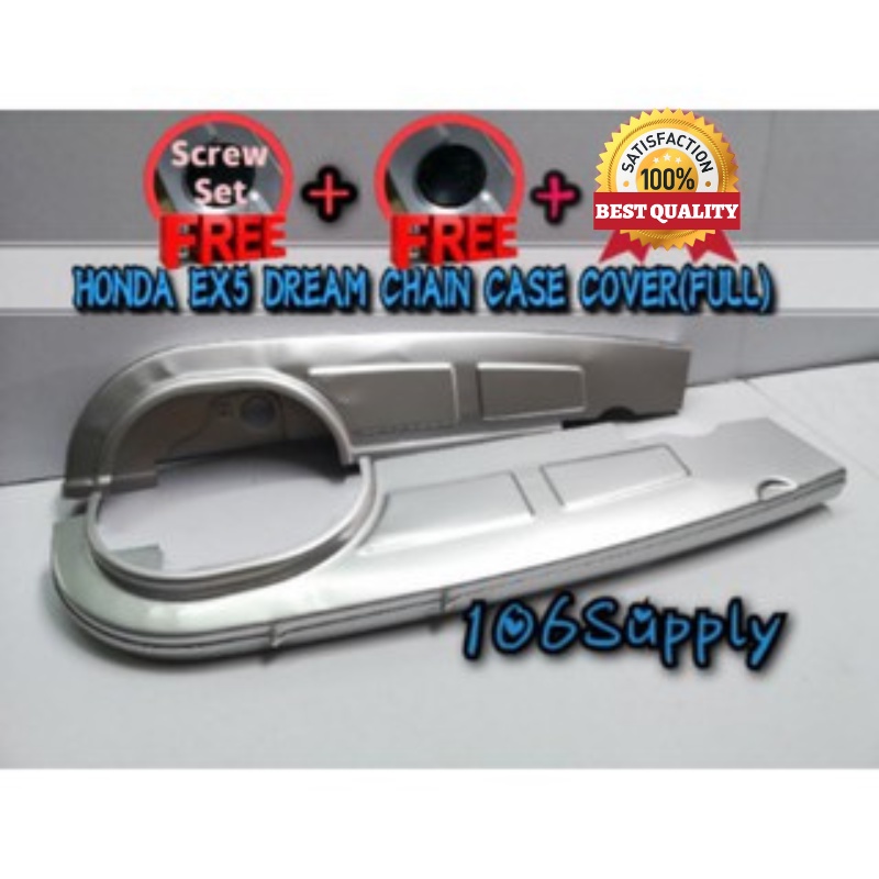 HONDA EX5 Dream GBO C70 Chain Cover Chain Case Peti Rantai (FREE Rubber ...