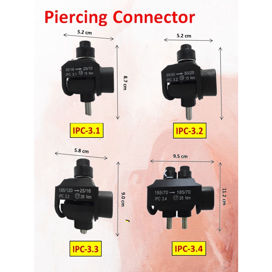ABC Connector / Insulation Piercing Connector / ABC Cable Clamp IPC3.1 ...