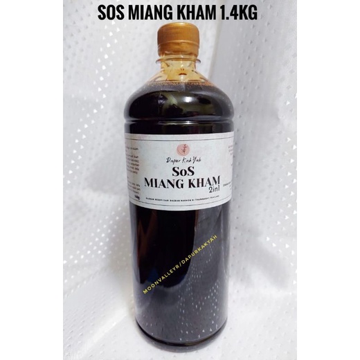 Sos MiangKham - botol besar (1.4kg) / Sos Colek Kaduk / miangkam ...
