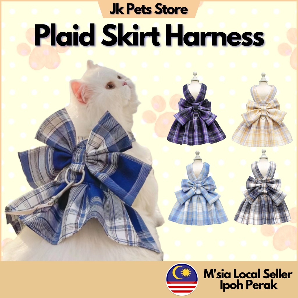 Cat Harness Cat Shirt Baju Kucing Dog Harness Pet Harness Cat ...