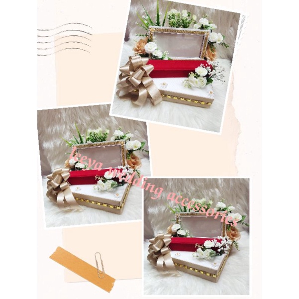 gubahan cheque hantaran c/w bekas rantai tangan(nudecream) | Shopee ...