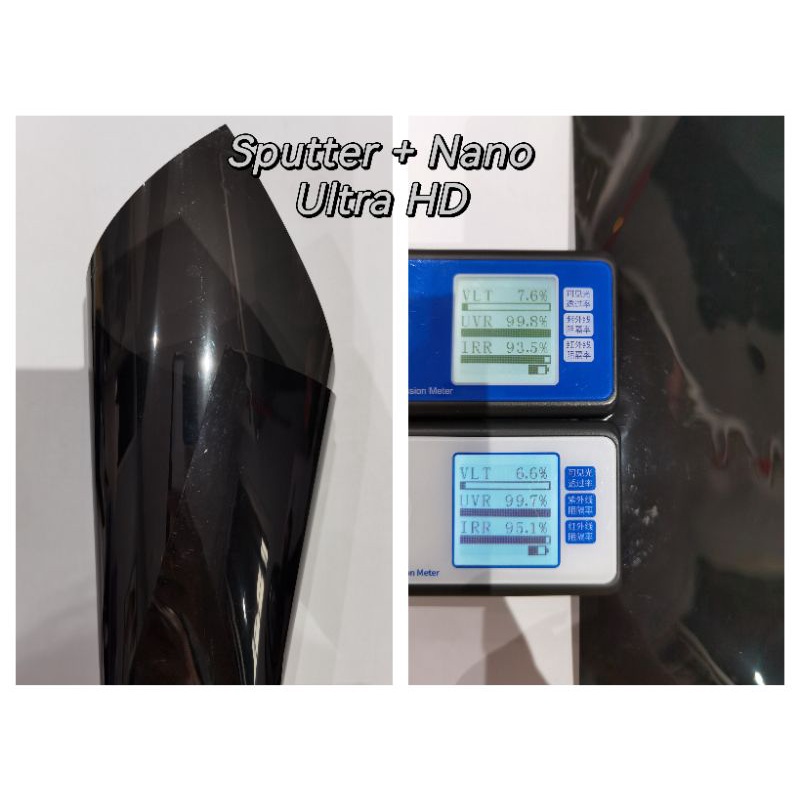 Sputter Nano Tinted Film/Tinted DIY tahan panas tinggi ( Sputter + Nano ...