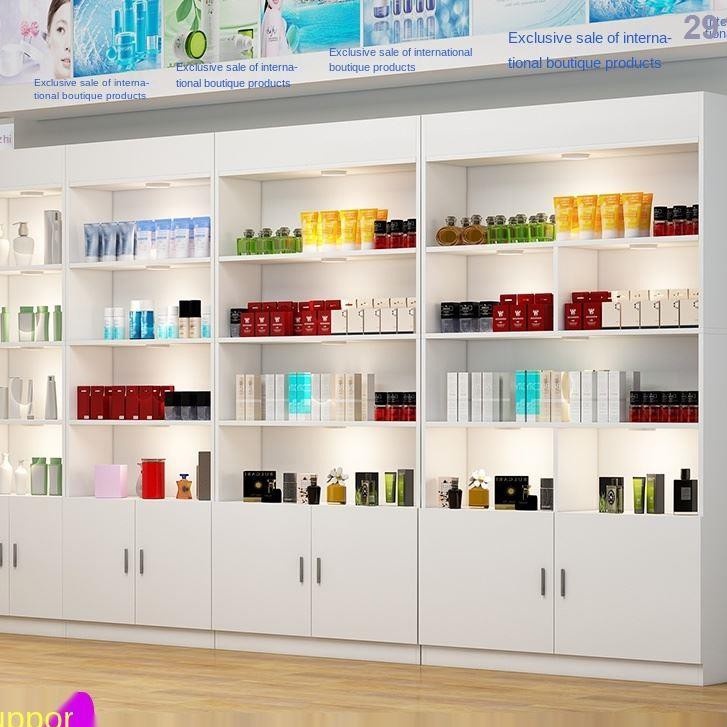Boutique display cabinet cosmetics beauty salon combination storage ...