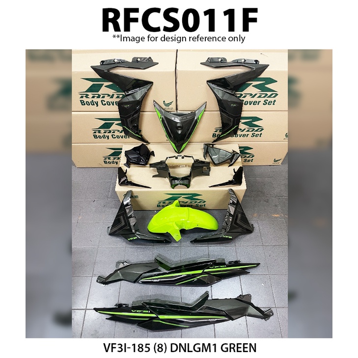 SYM VF3I VF3 LE V1/V2/V3 VR-46/STANDARD/CHROME/GREECE/GP EDITION/HIJAU ...