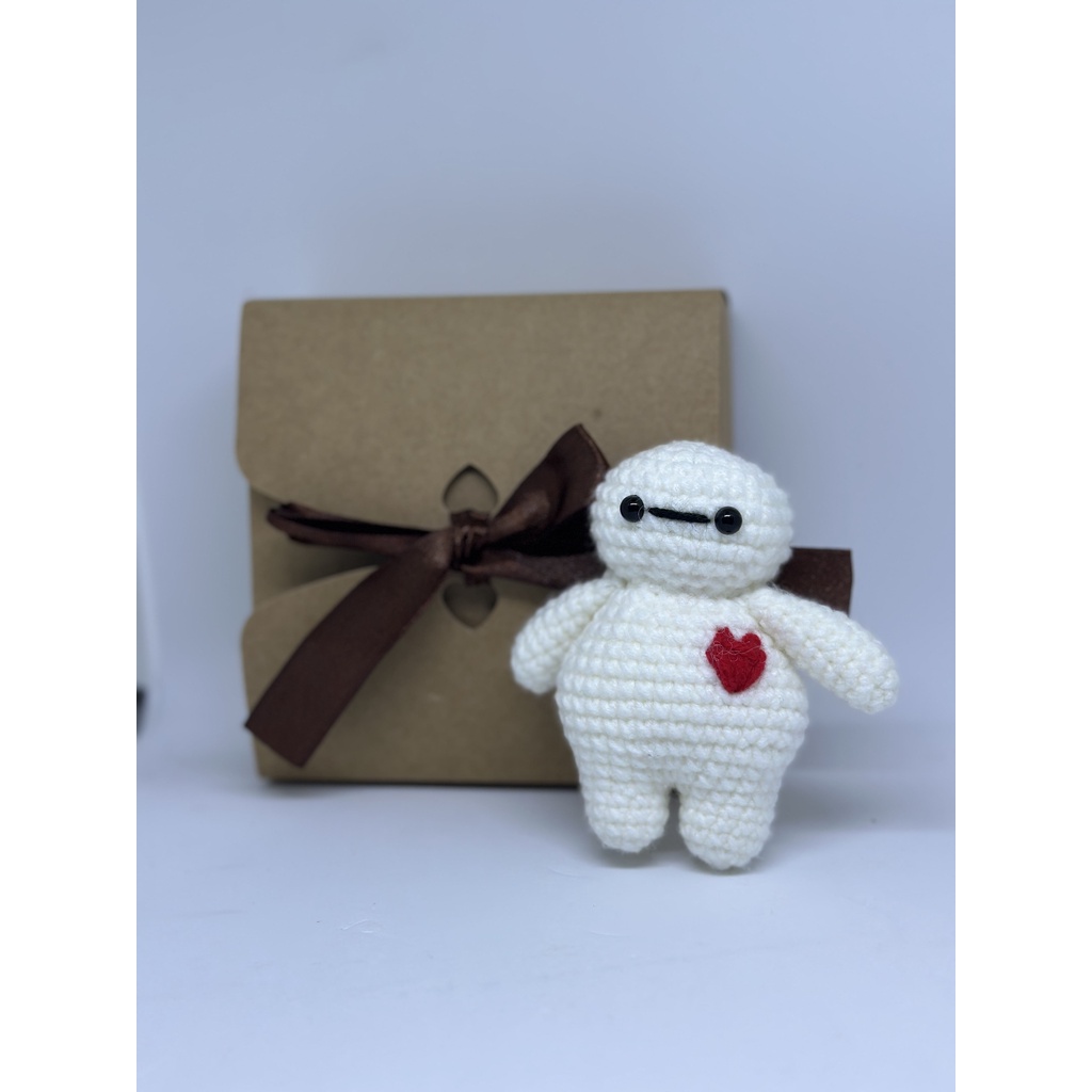 Amigurumi Crochet Keychain Baymax Cute Kids Hanging | Shopee Malaysia