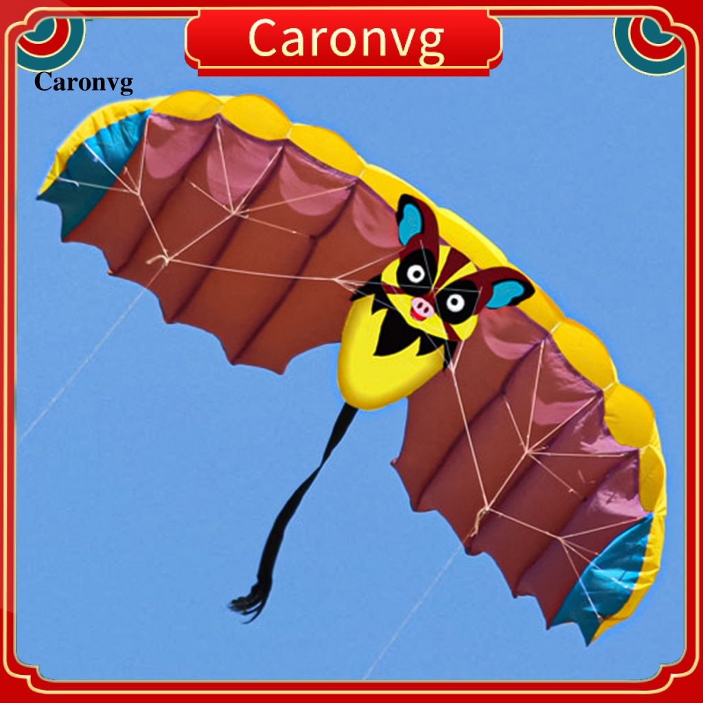 Caronvg Soft Stunt Kite for Beach Prak Easy Installation Stunt Parafoil ...