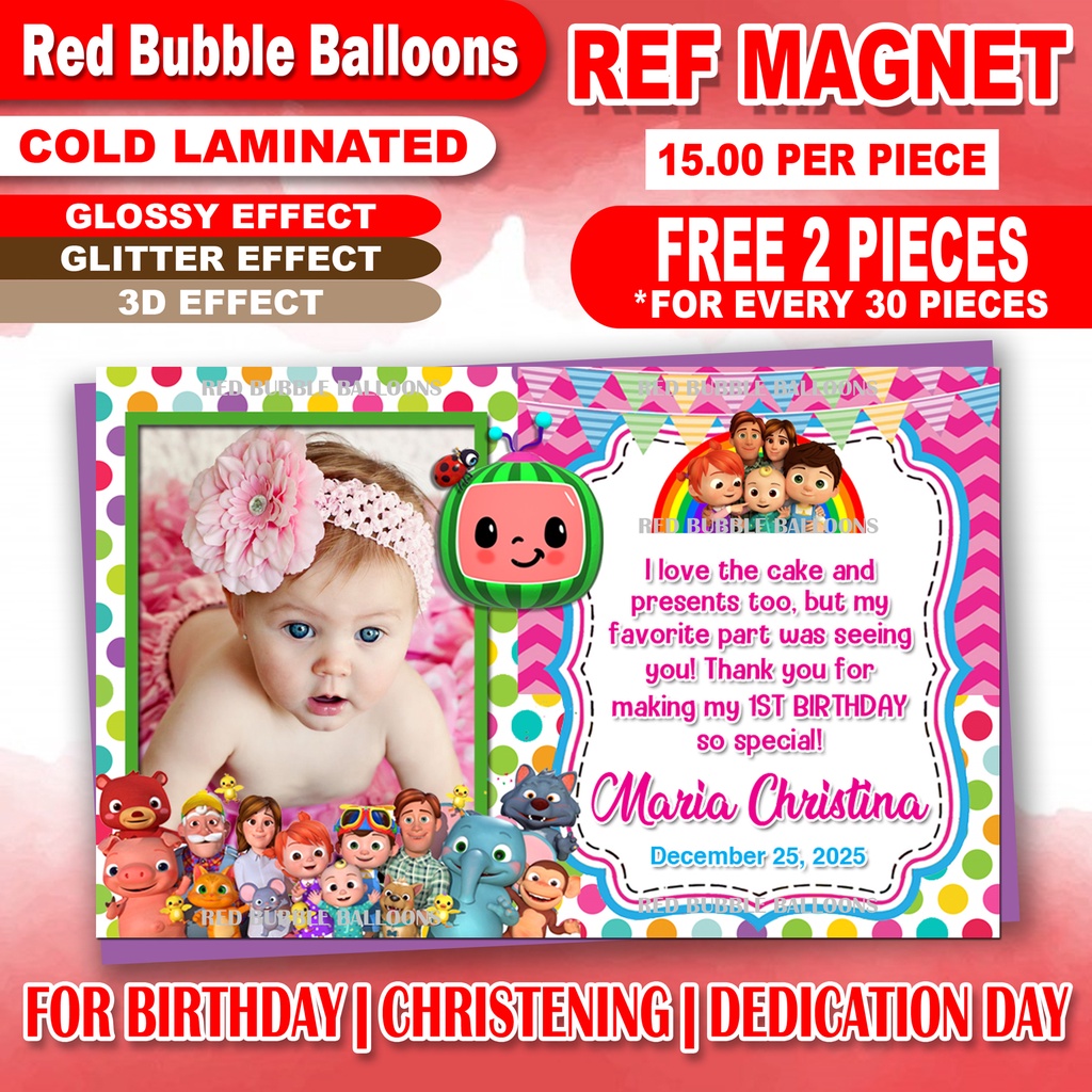 Cocomelon Ref Magnet Souvenir for Girls | Shopee Malaysia