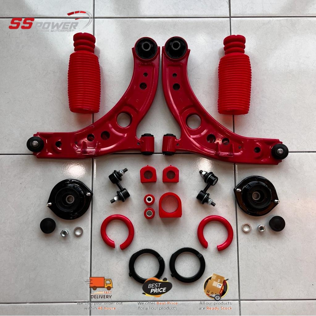 23 ITEM COMPLETE SET LOWER ARM/STABILIZER LINK/STEERING RACK BUSH ...