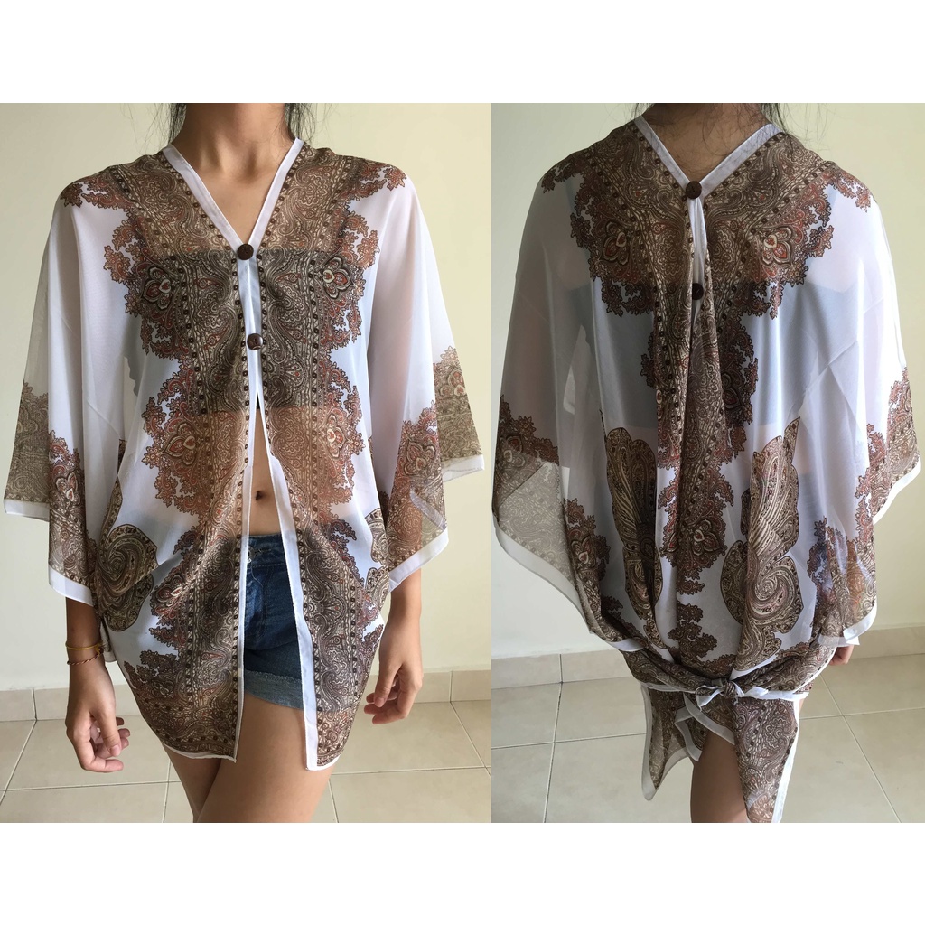 Magic MultiPurpose Baju Shawl Batik Silk Lady Scarf Women Scarf Baju ...