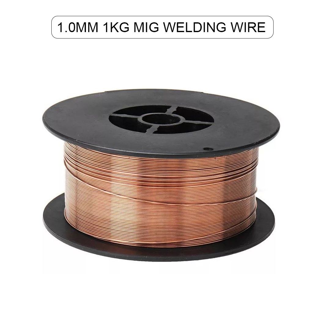 0.8mm / 1.0mm 1KG Flux-Cored MIG Welding Wire C02 Carbon Steel Shielded Mild Steel ER70S-6 ...