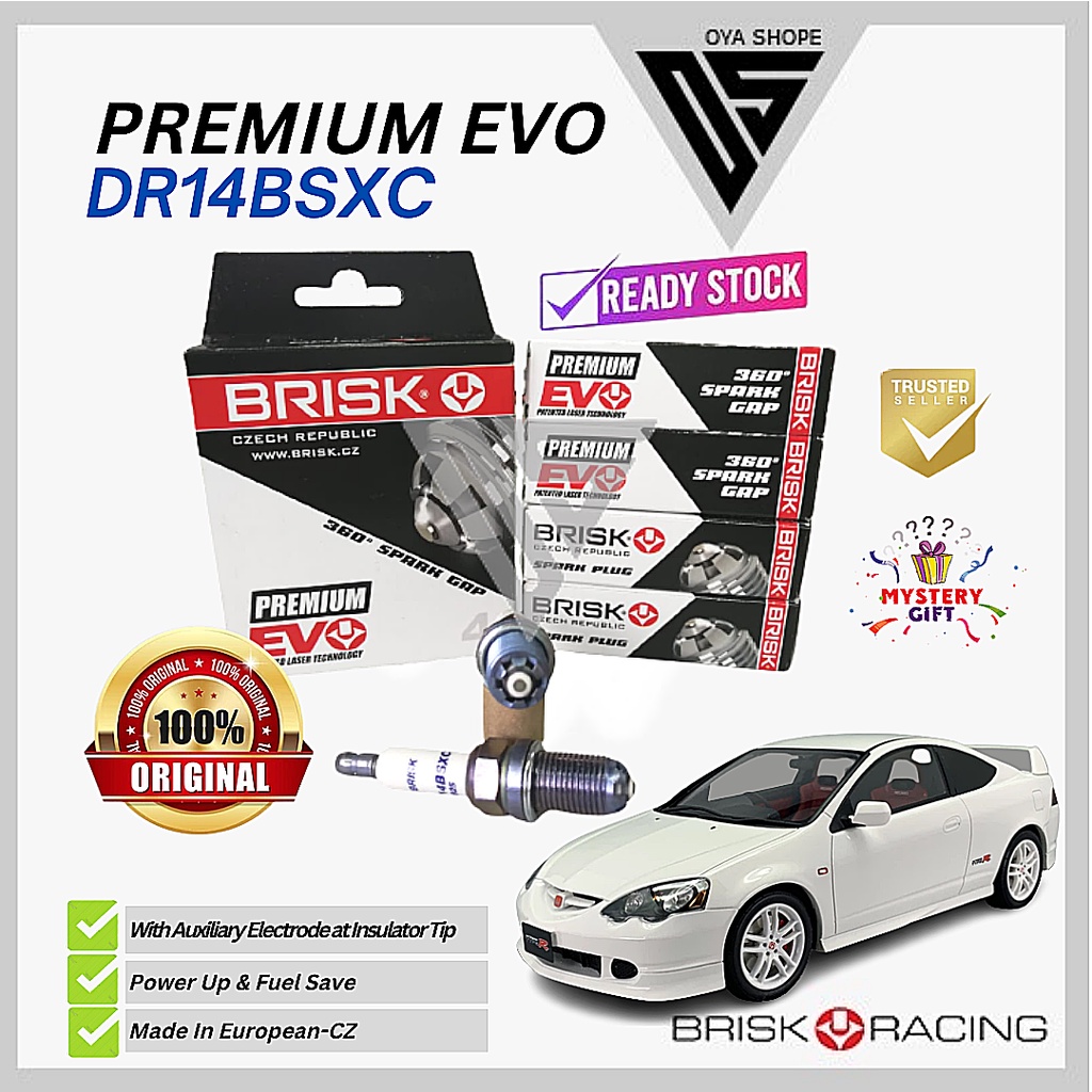 Brisk Premium Evo Spark Plug Honda Civic Skyline Integra Type R Car ...