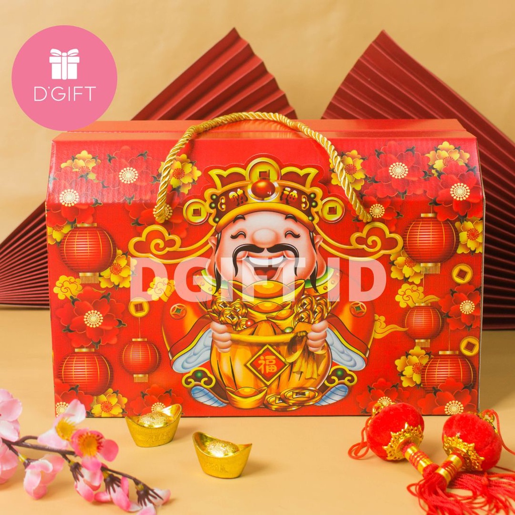 5pcs - Chinese New Year Box Sincia Dry Cake Box Packaging Hampers CNY ...