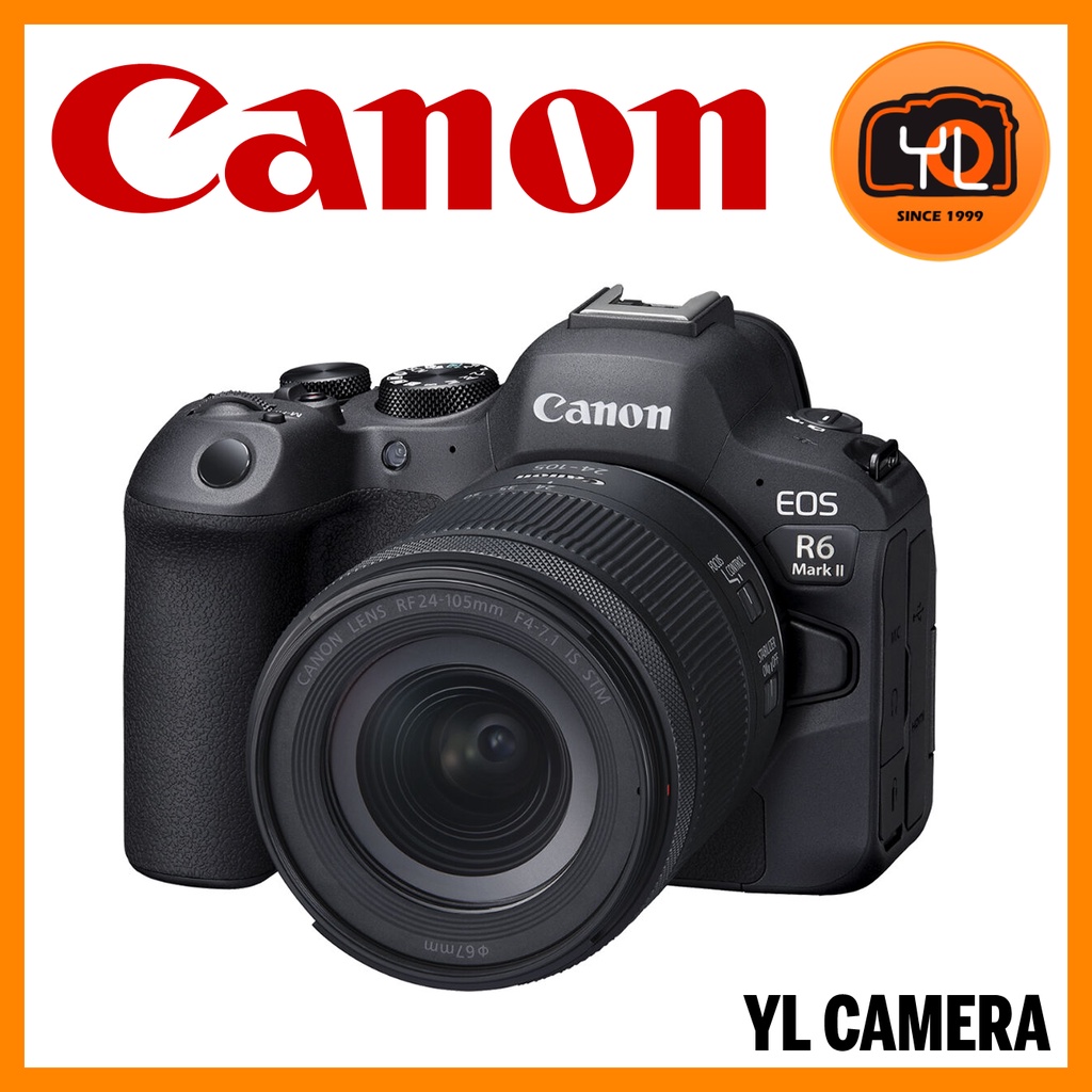 Canon EOS R6 Mark II Mirrorless Camera [Free Extra Battery LP-E6NH ...